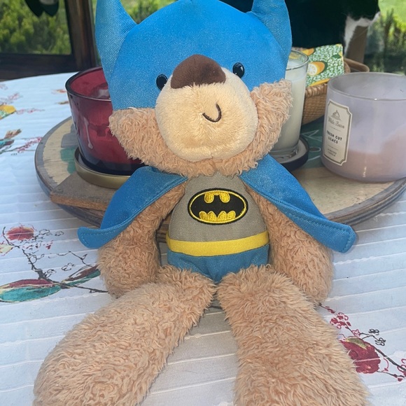 Gund | Toys | Gund Dc Fuzzy Bear Batman Plush | Poshmark
